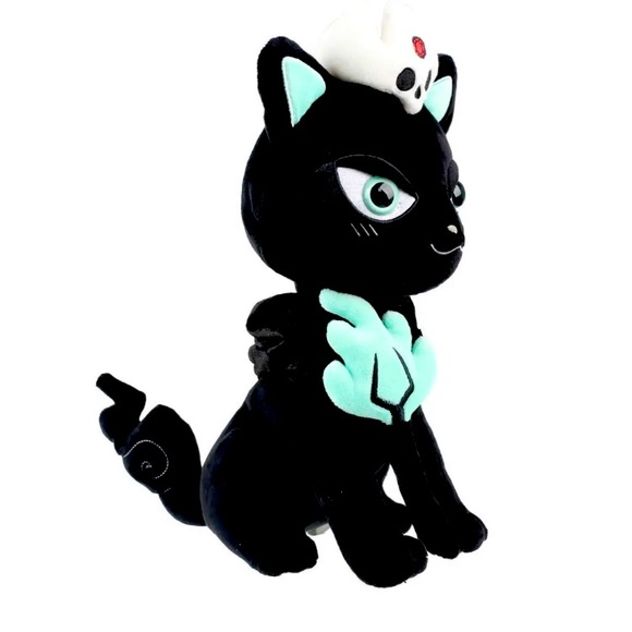 Killstar | Accessories | Killstar Creepture Hades Cat Plush Black Mint ...